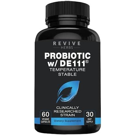 Advanced Probiotic with DE111 Strain (Bacillus subtilis) 60 Vegetable ...