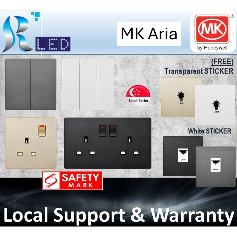 (MK Honeywell) Aria - Switches Socket | Shopee Malaysia