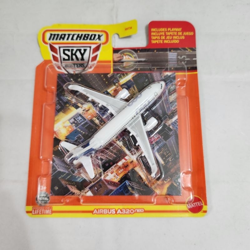 Matchbox Sky Busters Airbus A320 neo | Shopee Malaysia