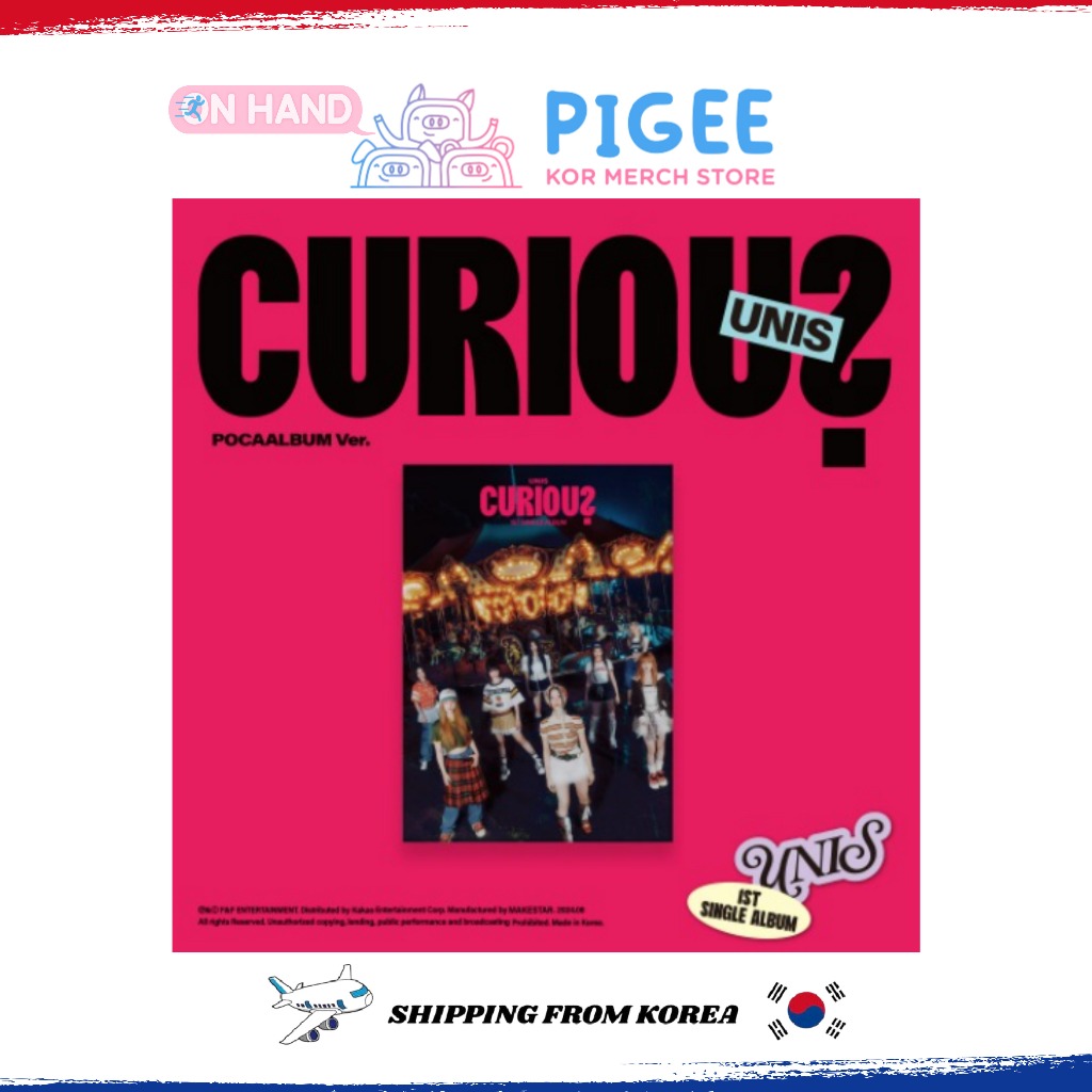 UNIS - [ CURIOUS ] 1ST SINGLE ALBUM (POCA ALBUM Ver.) | Shopee Malaysia