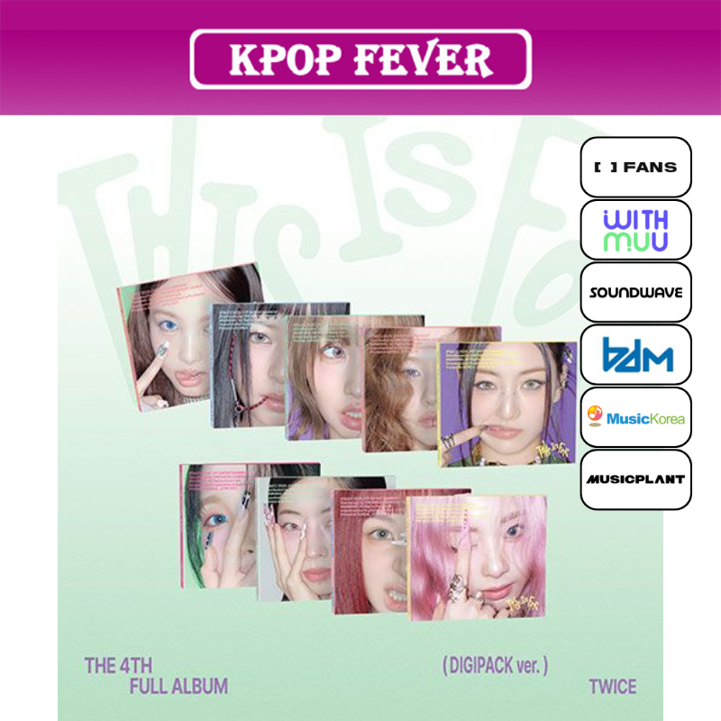 TWICE [THIS IS FOR] DIGIPACK ver / 4TH FULL ALBUM | Shopee Malaysia
