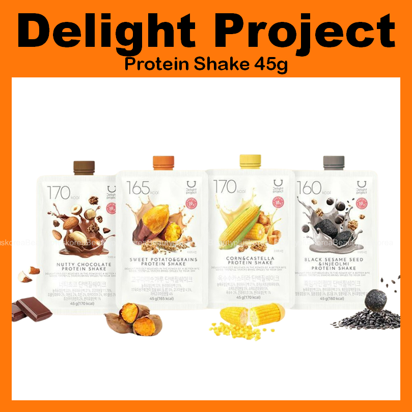 [Delight Project] Protein Shake 45g (Nutty Chocolate / Sweet Potato ...