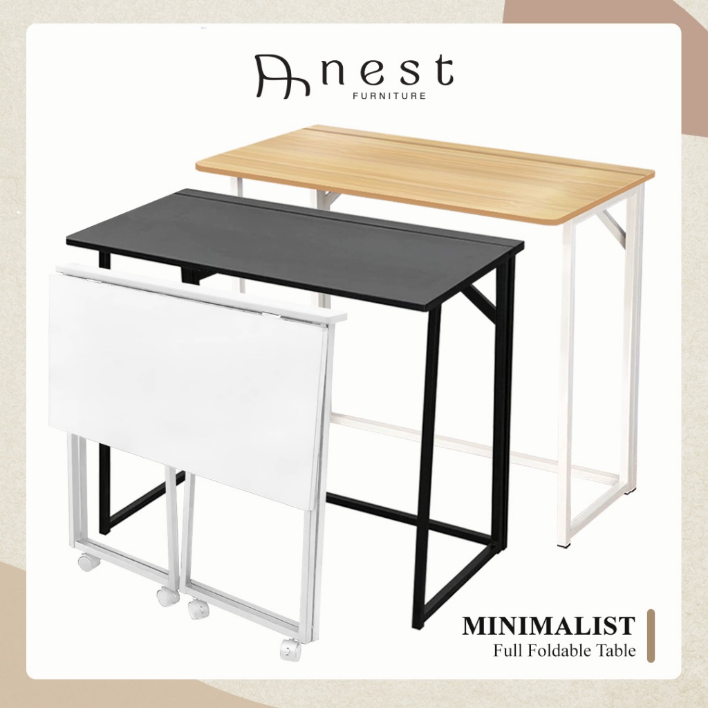(NEST) Minimalist Full Foldable Table - Computer Table / Utility Tables ...