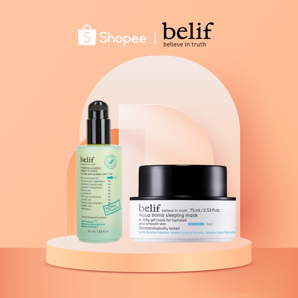 Shopee x belif 10.10 Sleeping Mask & Essence Brand Box | Shopee Malaysia