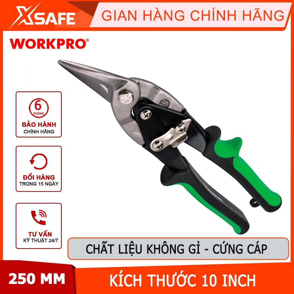 Workpro corrugated iron shears - WP214015 Genuine right curved nose ...