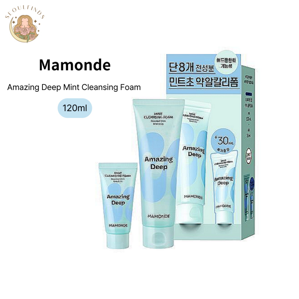 [Mamonde] Amazing Deep Mint Cleansing Foam 120ml | Shopee Malaysia