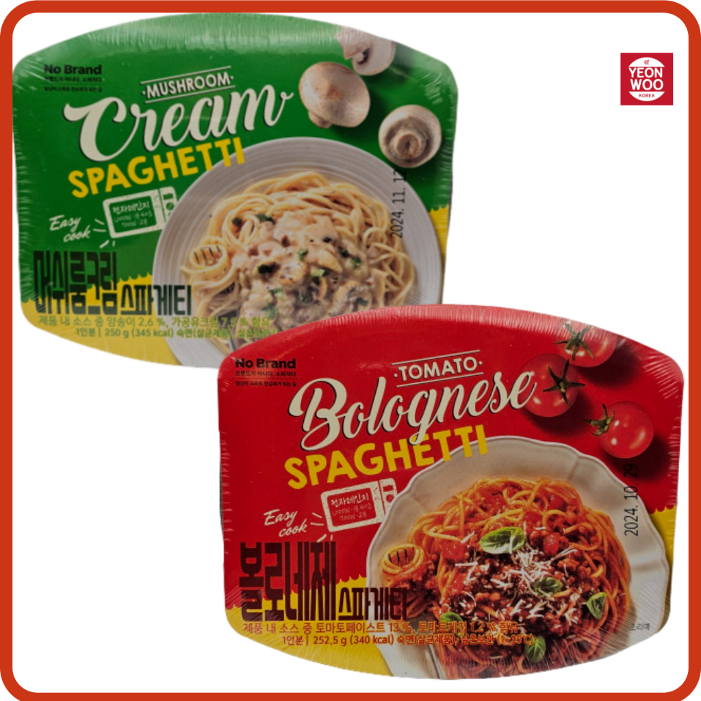 No Brand Mushroom Cream Spaghetti, Bolognese Spaghetti 250g from korea ...