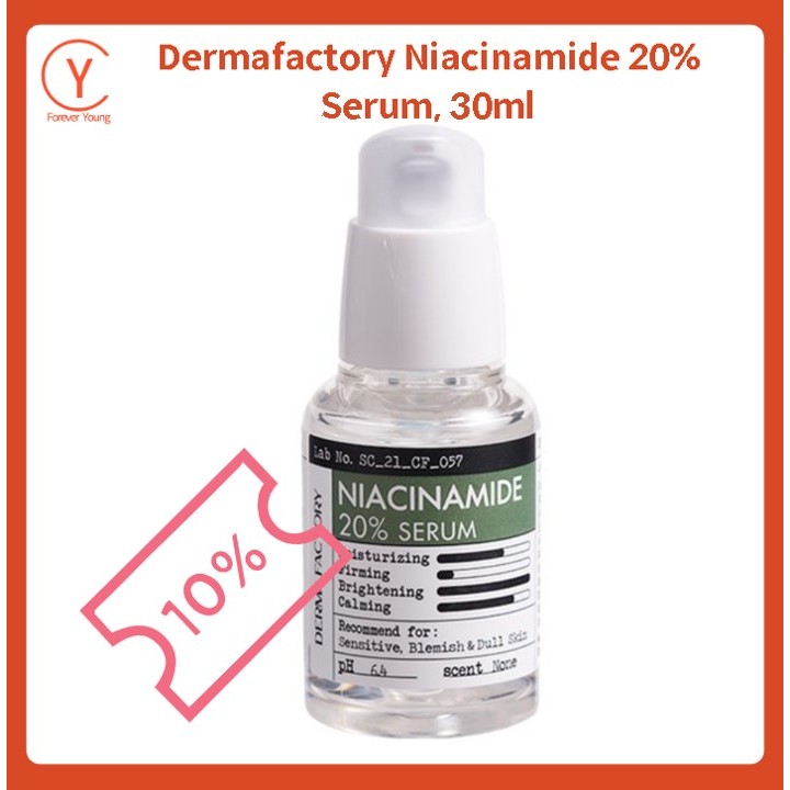 Dermafactory Niacinamide 20% Serum, 30ml, 1ea, Korean Niacinamide,S992 ...