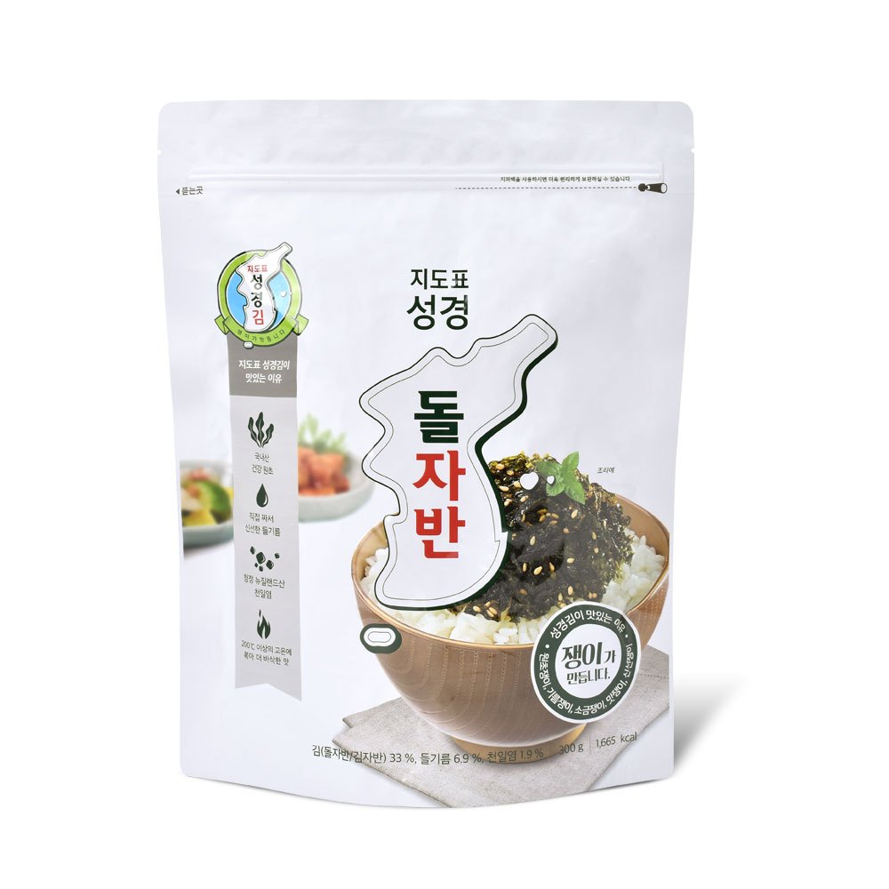 [Seongyeong Food] Seasoned Seaweed 300g /Korean Seasoned Stone Laver ...