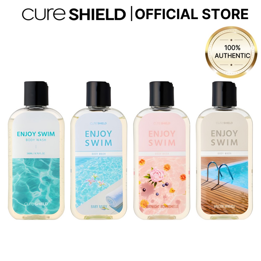 [CURESHIELD] Enjoy Swim Body Wash 200ml 4 types of Fragrance (Chlorine ...
