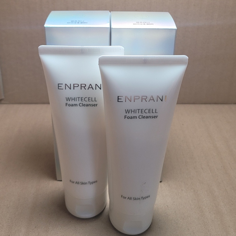 ENPRANI White Cell Foam Cleanser 100ml+100ml / Korea cosmetic | Shopee ...