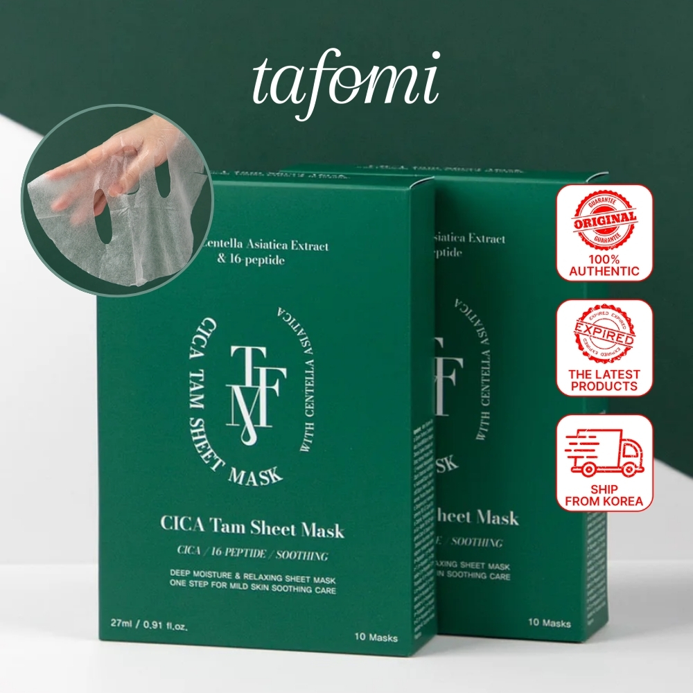 TAFOMI Cica TAM Sheet Mask 27ml (10 sheets) | Shopee Malaysia