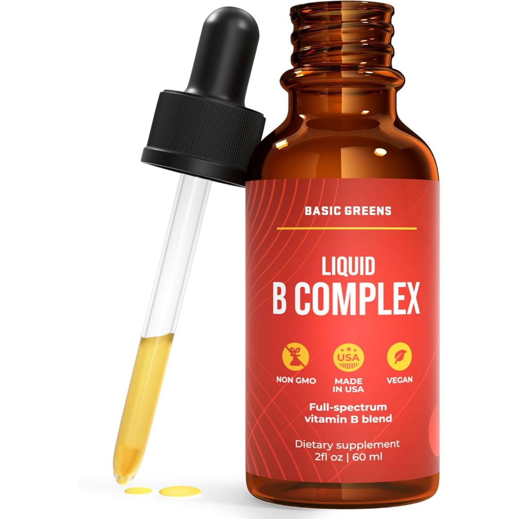 Vitamin B Complex 2oz Liquid Drops - Strength Sublingual Formula ...