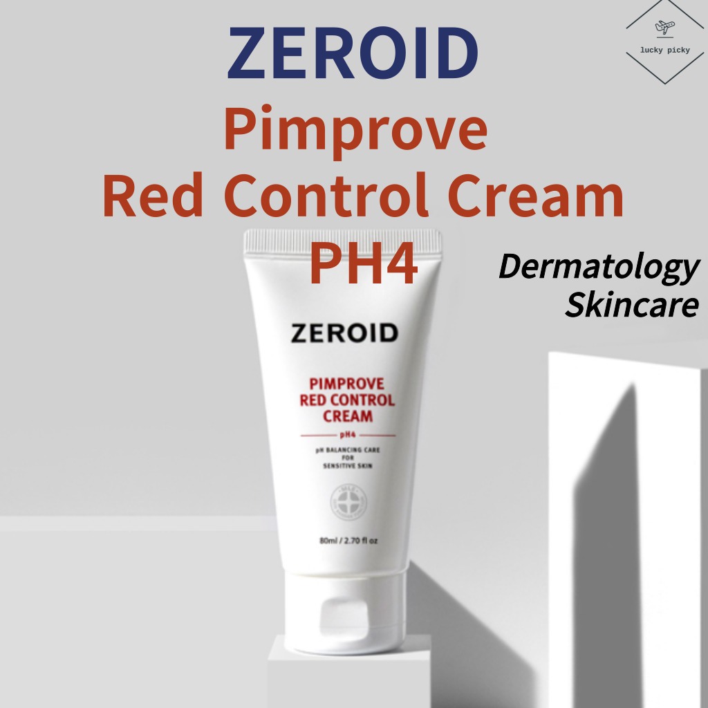 [ZEROID] PIMPROVE Red Control Cream PH4 for Oily & Dry Skin Dermatology ...