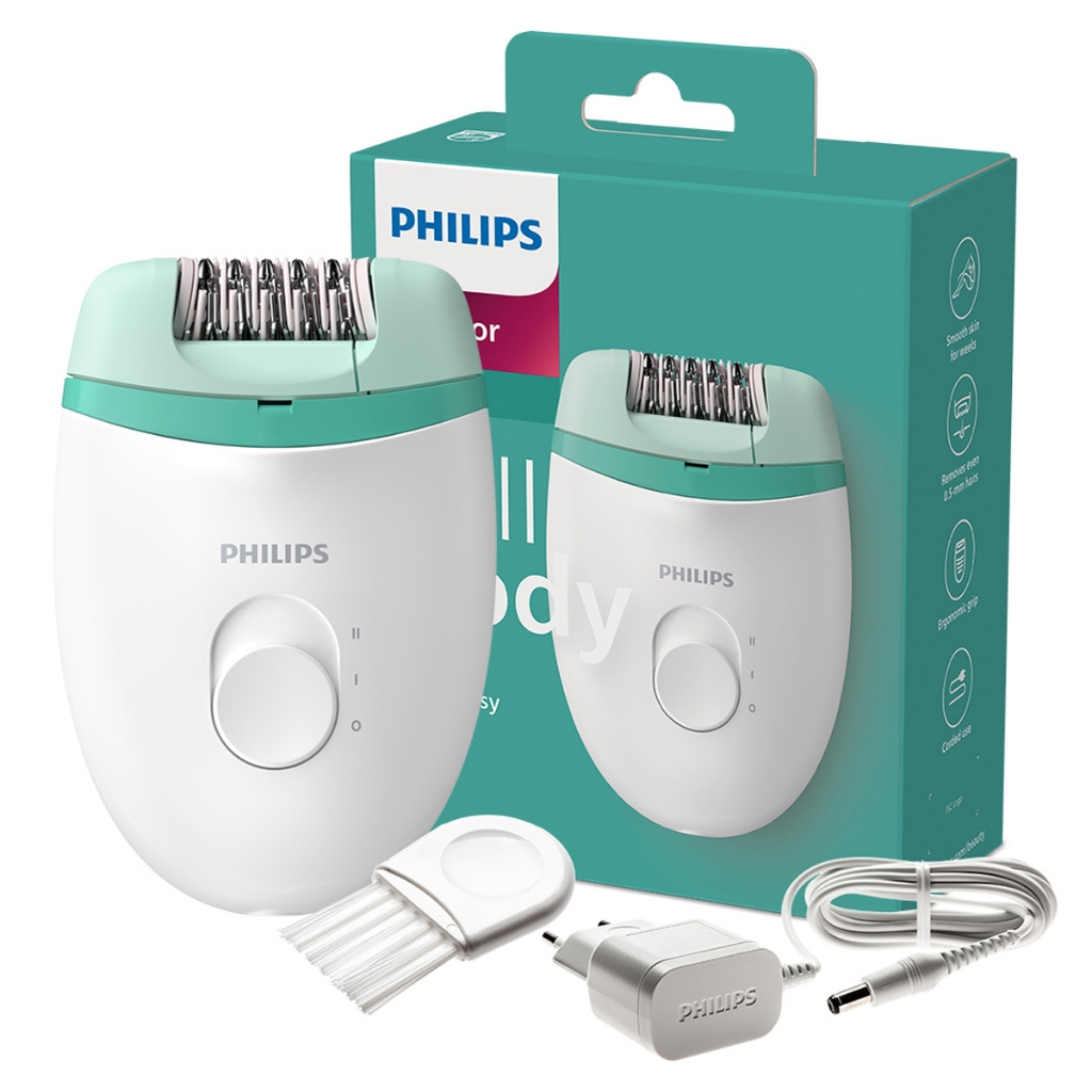 Philips Satinelle Essential Corded compact epilator | Shopee Malaysia