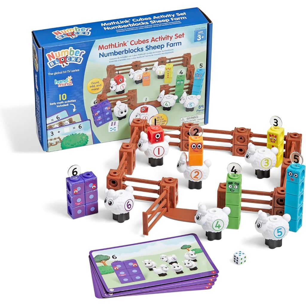 [BrickTime] hand2mind Numberblocks Sheep Farm MathLink Cubes Activity ...