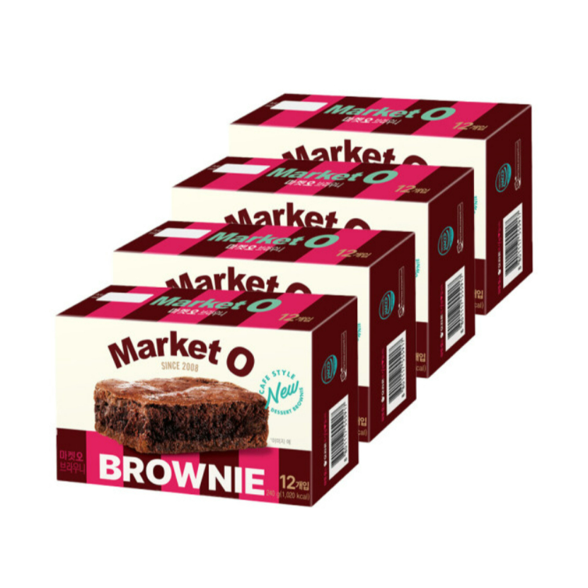Orion Market O Brownie 12P 240g X 4 Packs | Shopee Malaysia