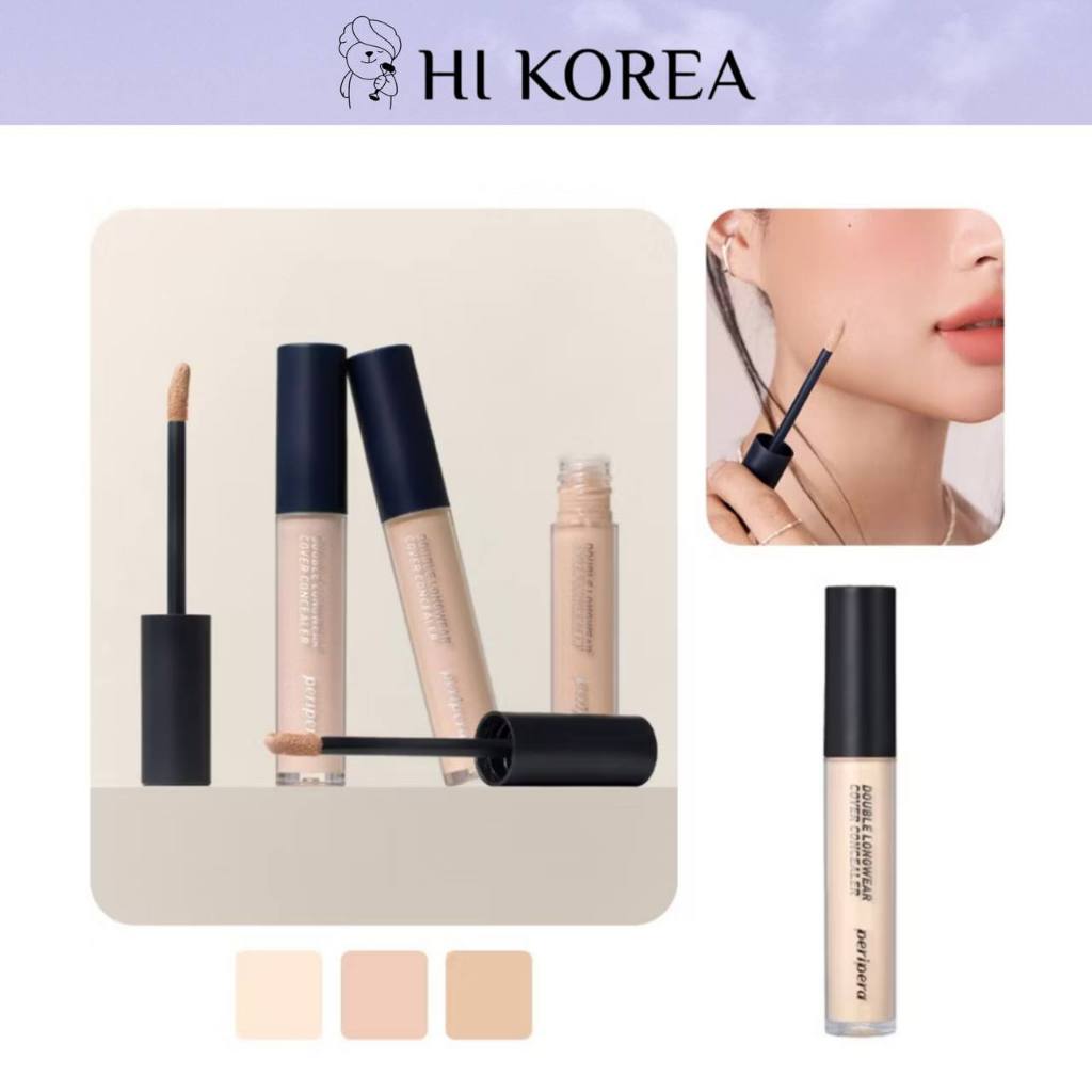 [PERIPERA] Double Longwear Cover Concealer 5.5g | Shopee Malaysia