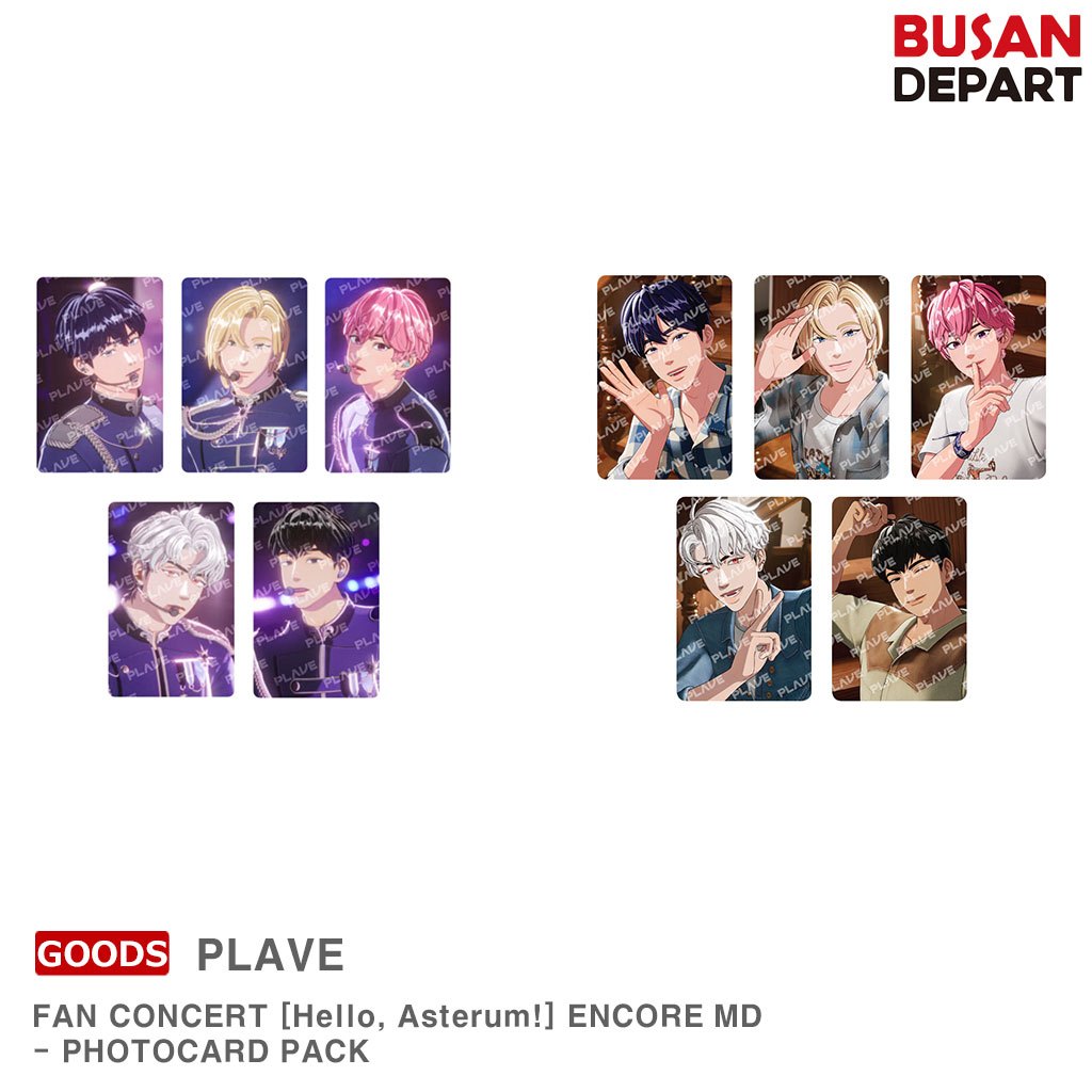 [PHOTOCARD PACK]PLAVE FAN CONCERT [Hello, Asterum!] ENCORE MD | Shopee ...