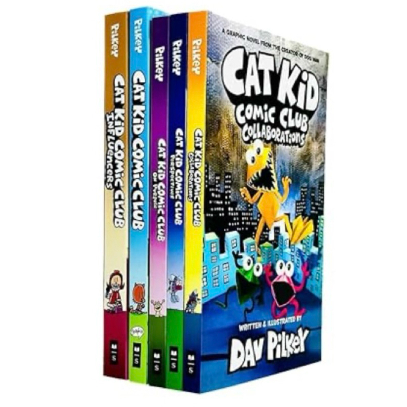 Cat Kid Comic Club 5 books set (hardcover glossy paper) | Shopee Malaysia