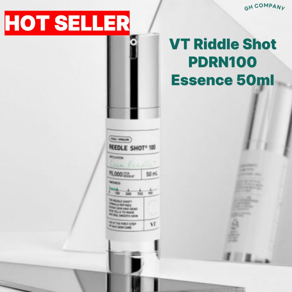VT Reedle Shot 100 Essence 50 mL Vegan PDRN Microneedling Serum 'Step ...