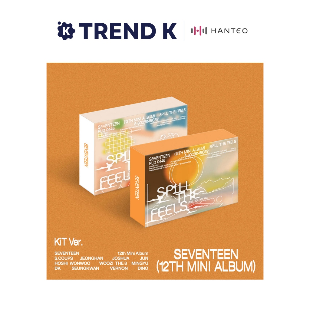 SEVENTEEN - 12th Mini Album [SPILL THE FEELS] (KiT ver.) | Shopee Malaysia