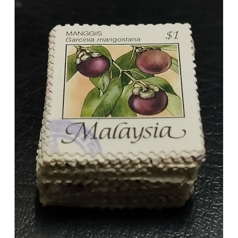 100 keping Setem $1 Manggis Siri Buah-Buahan Malaysia | Shopee Malaysia