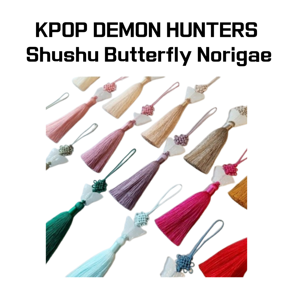 KPOP DEMON HUNTERS Shushu Butterfly Norigae Hanbok Pendant Korean ...