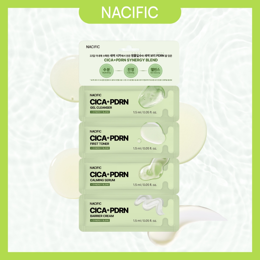 NACIFIC CICA PDRN samples (Gel cleanser, Toner, Serum, Cream) | Shopee ...