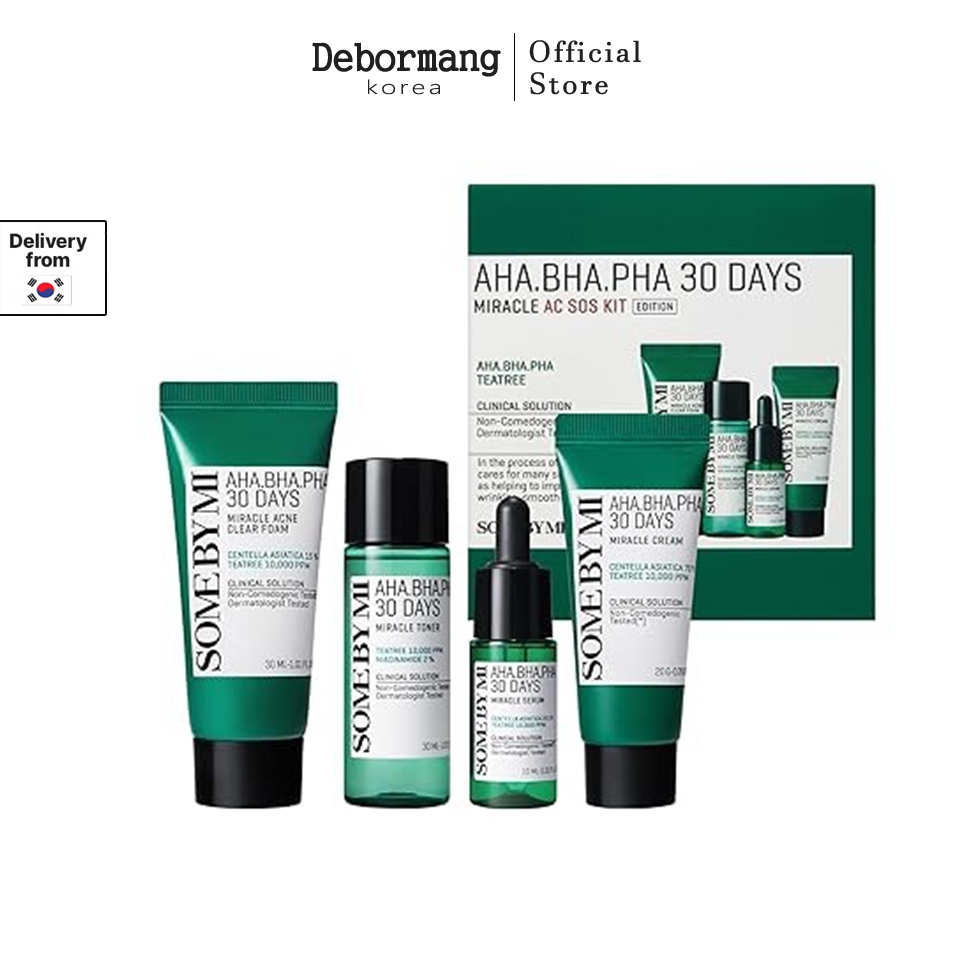SOME BY MI - AHA, BHA, PHA 30 Days Miracle AC SOS Kit | Shopee Malaysia