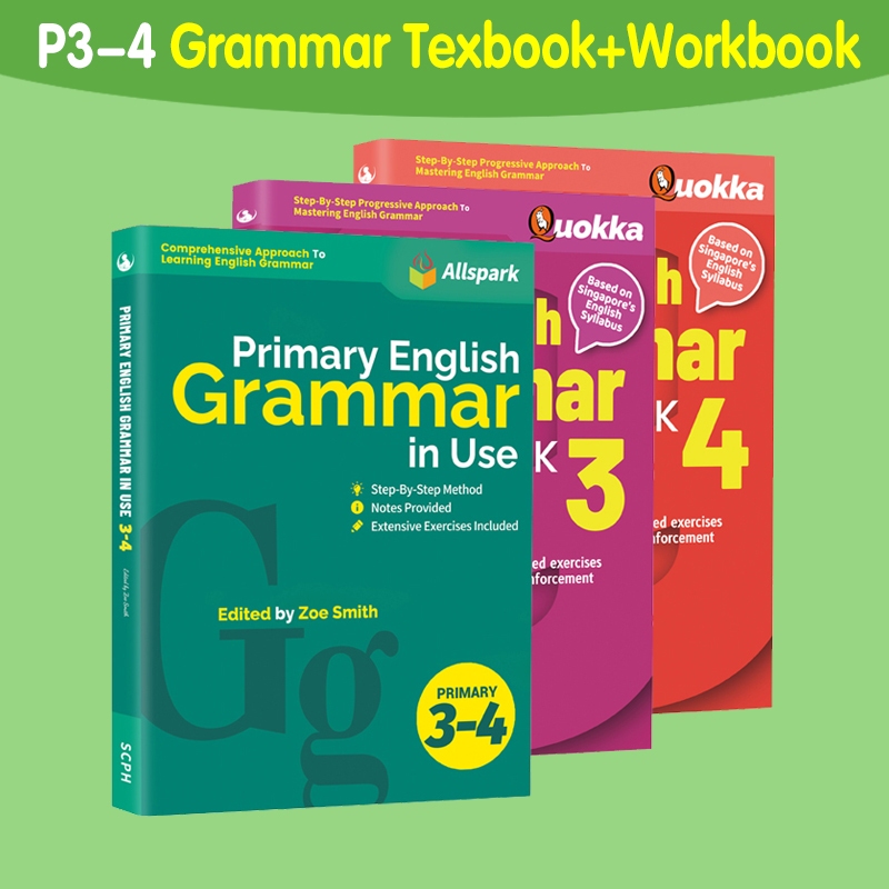 Primary English Grammar in Use 3-4 + Grammar Workbook Primary 3-4 ...