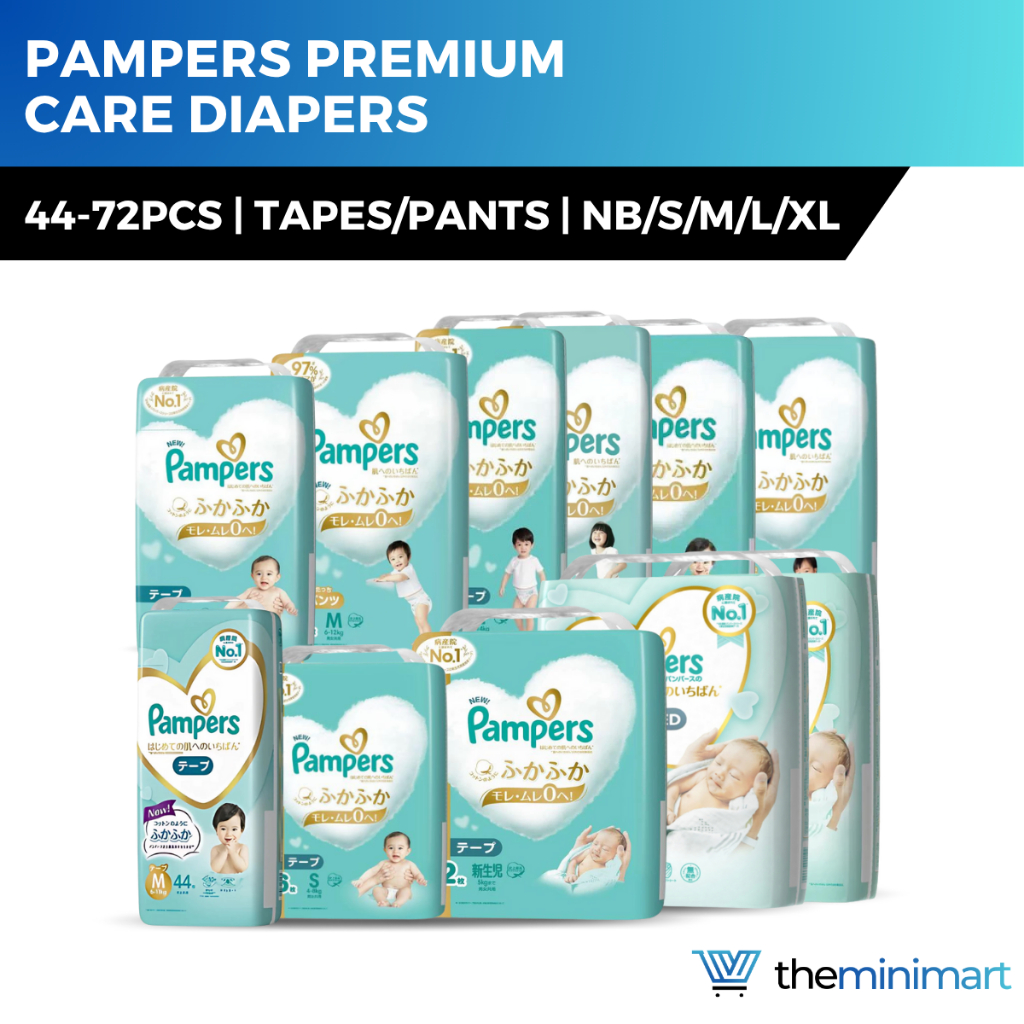 Pampers Tapes & Pants Diapers - Premium Care, Soft & Breathable, Ultra ...