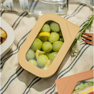 [Neoflam] FIKA ONE Ceramic Square Airtight Food Container 600ml ...