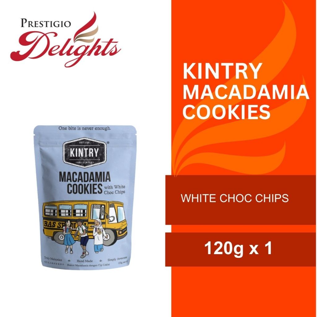 Kintry Macadamia Cookies With White Choc Chips 120g | Shopee Malaysia