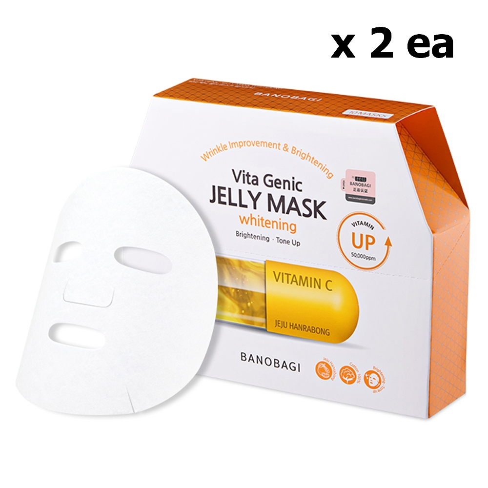 BANOBAGI Vitagenic Jelly Mask Whitening, 10 Sheets x 2ea (Korean ...