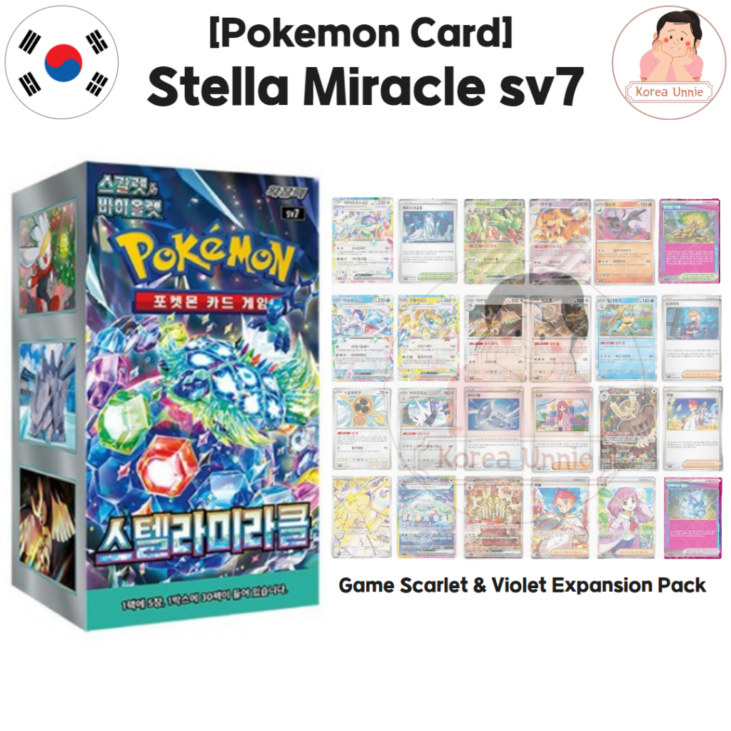 [Pokemon Card] Game Scarlet & Violet Expansion Pack Stella Miracle sv7 | Shopee Malaysia