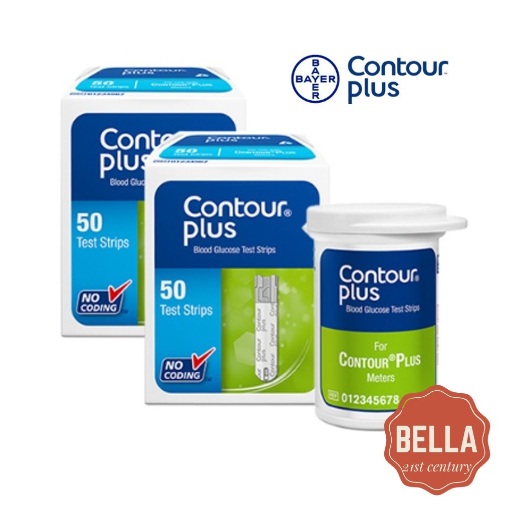 Contour Plus Glucose Test Strips 50 sheets / 100 sheets | Shopee Malaysia