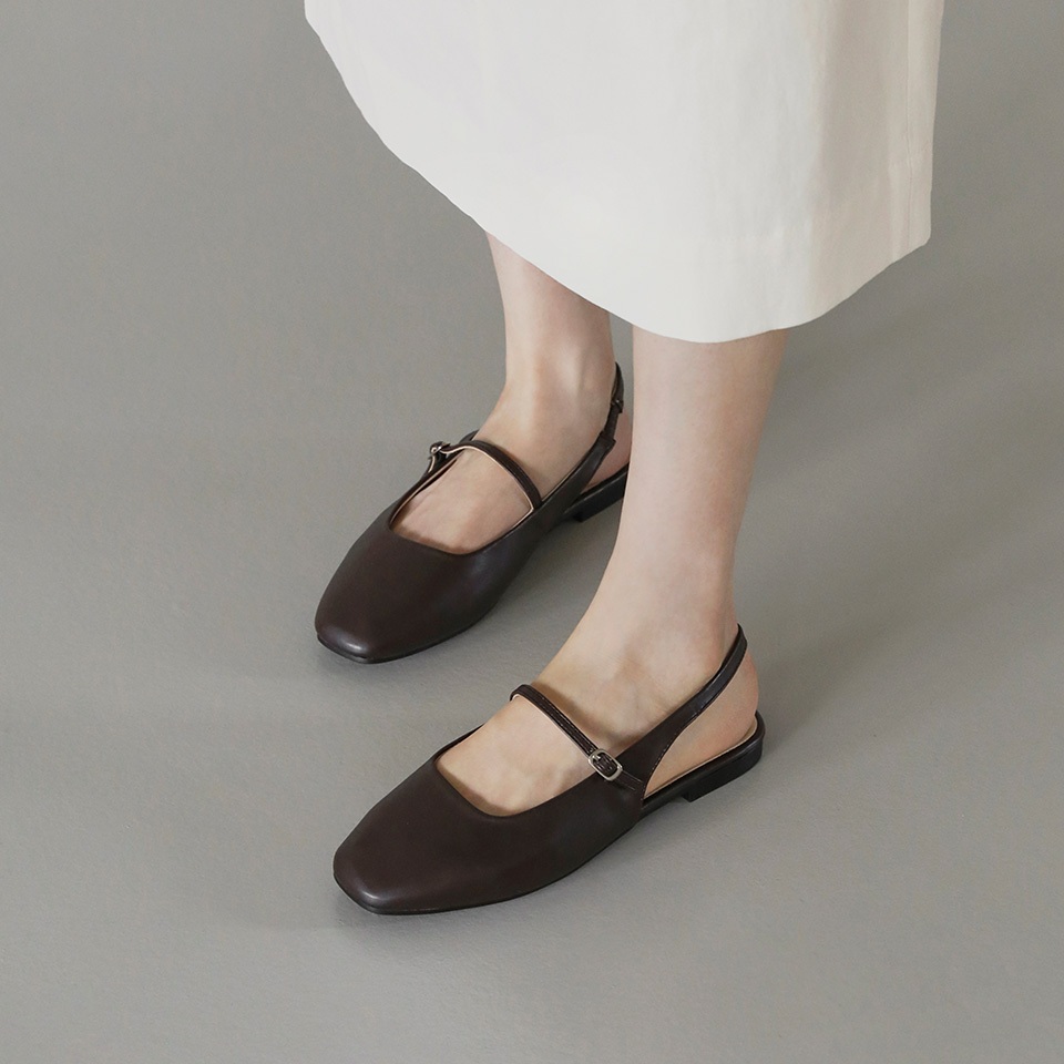 [SAPPUN] Nhibre Slingback Flats (1cm) | Shopee Malaysia