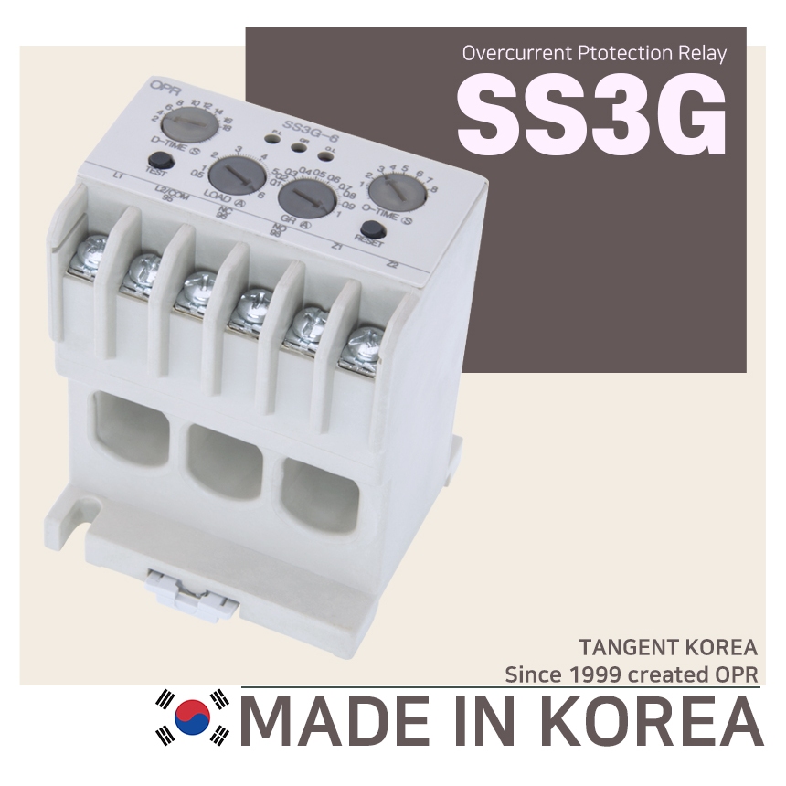 SS3G (6A, 30A, 60A, 120A) EOCR PG OPR Overcurrent Protection Relay ...