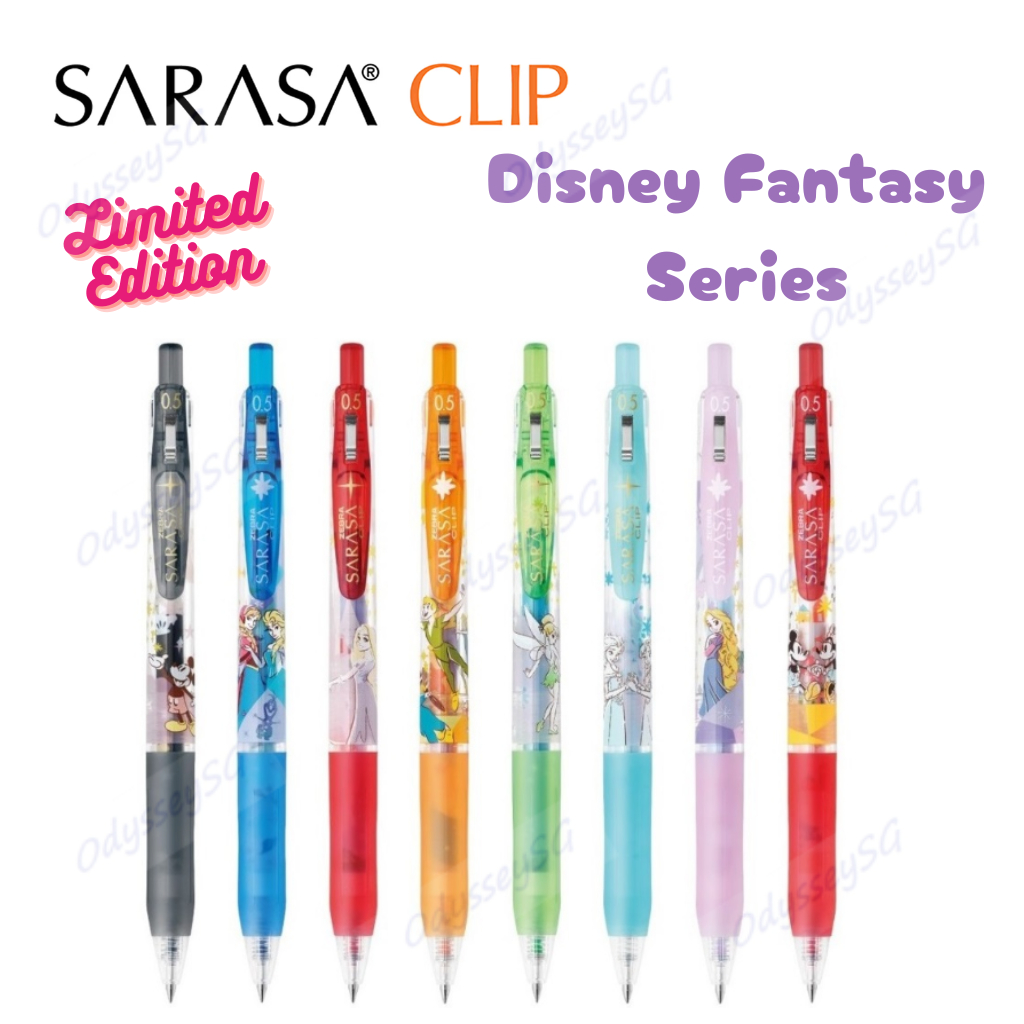 Zebra Sarasa Clips Disney Fantasy Pens 0.5mm LIMITED EDITION Mickie ...