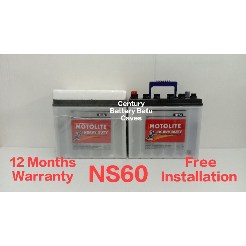 [Installation Provided] 50B24R NS60 Century Motolite Heavy Duty (WET) | Shopee Malaysia