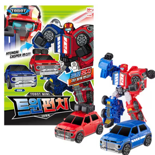 [TOBOT MINI] TOBOT Mini Twin Punch, Transforming Robot | Shopee Malaysia