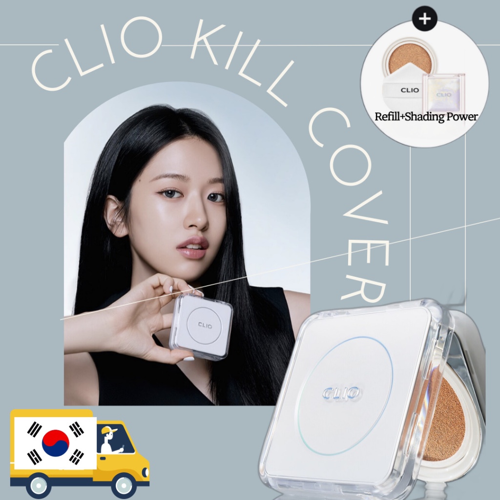 [Clio]IVE_ Kill Cover Founwear Cushion The Original Edition (main+refill+shading powder ...