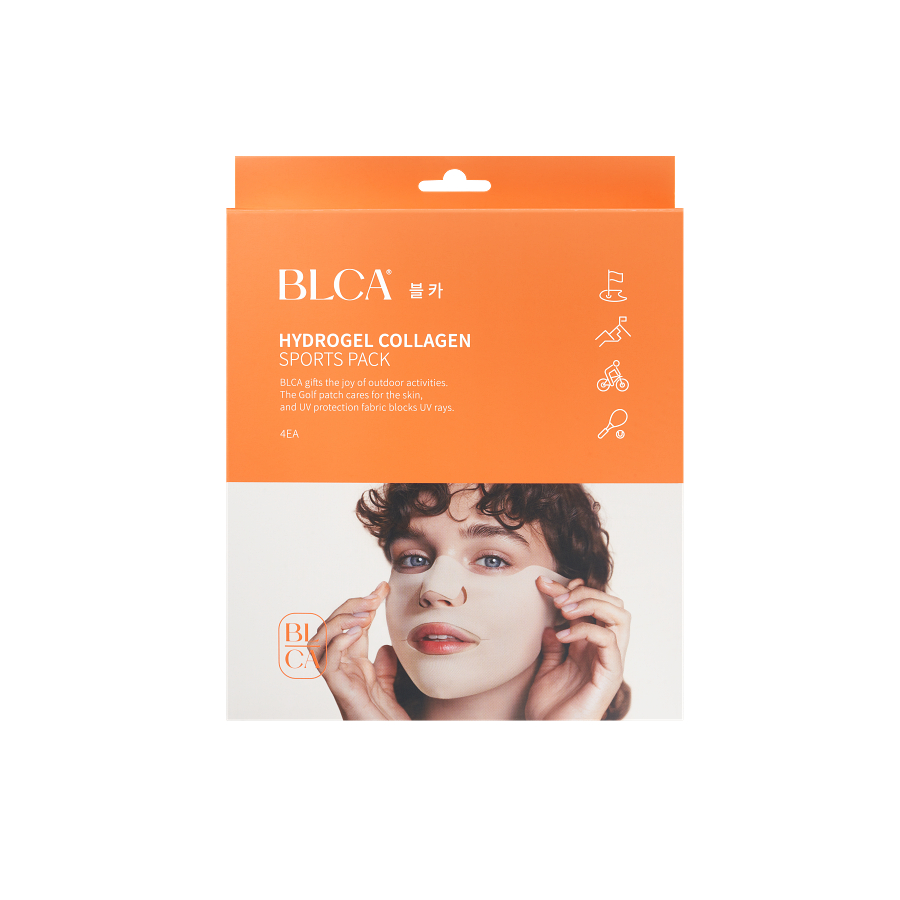 [BLCA] Hydrogel Full face Collagen sports packs(4pairs/1box) | Shopee ...