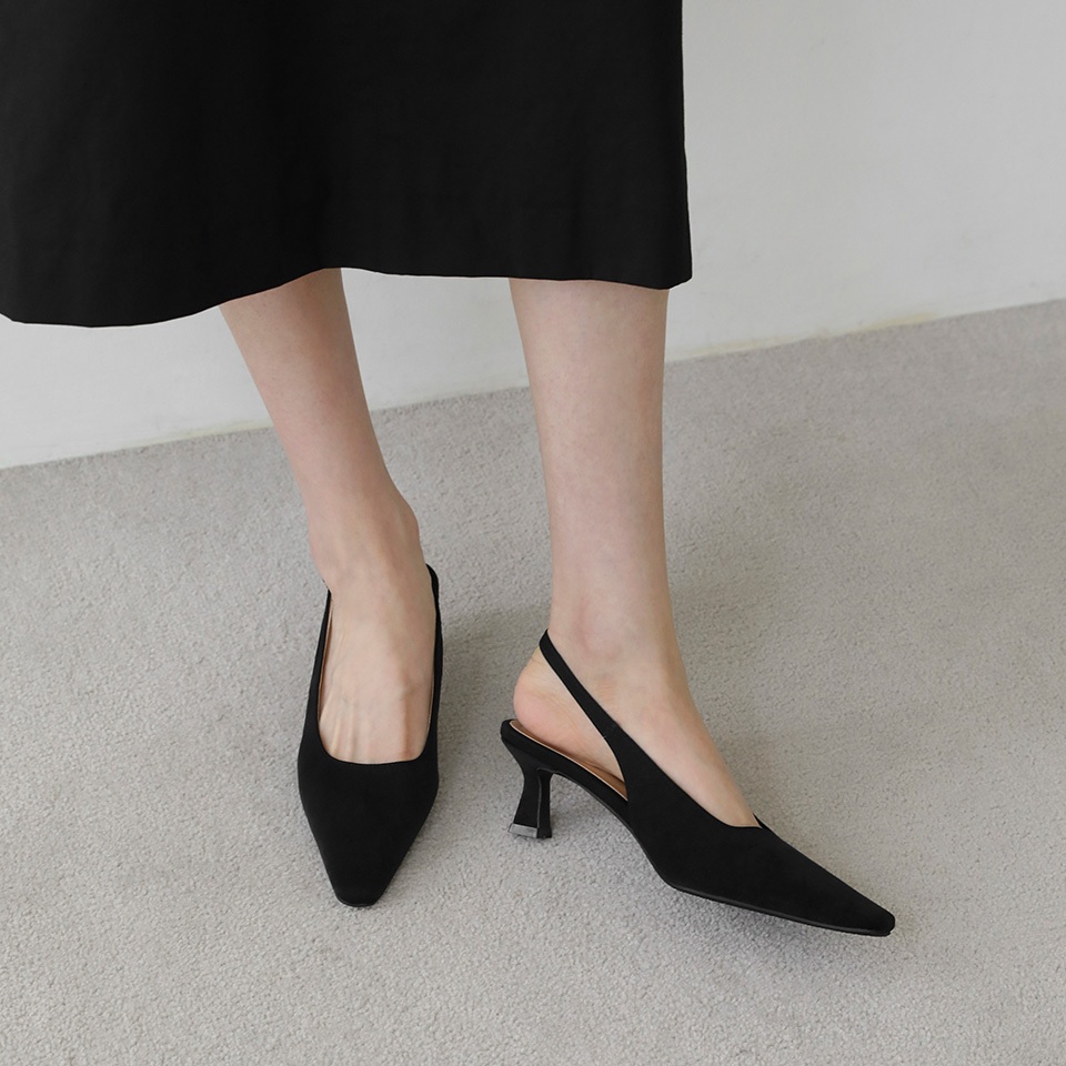 [SAPPUN] Moavin Square Slingback Heels (5cm) | Shopee Malaysia