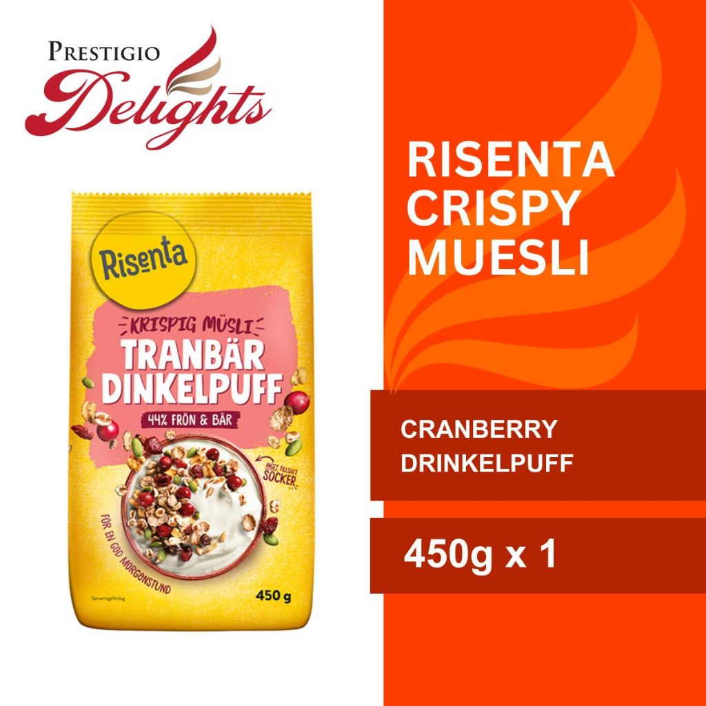 Risenta Crispy Muesli Cranberry Drinkelpuff 450g | Shopee Malaysia