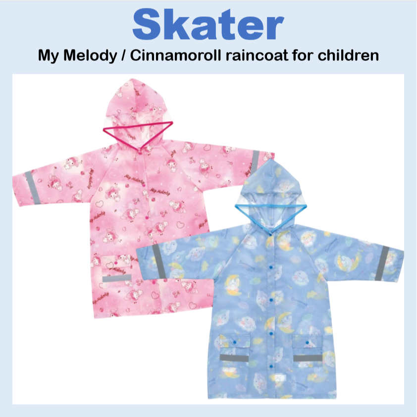 [SKATER] My Melody / Cinnamoroll raincoat for children RACO1N | Shopee Malaysia