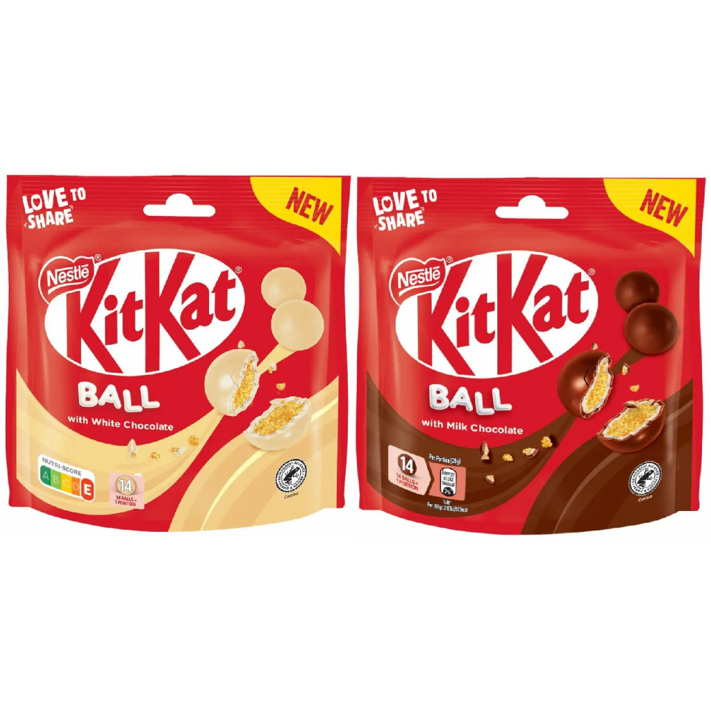 Kit Kat KitKat Ball Milk Chocolate White Chocolate 140g | Shopee Malaysia