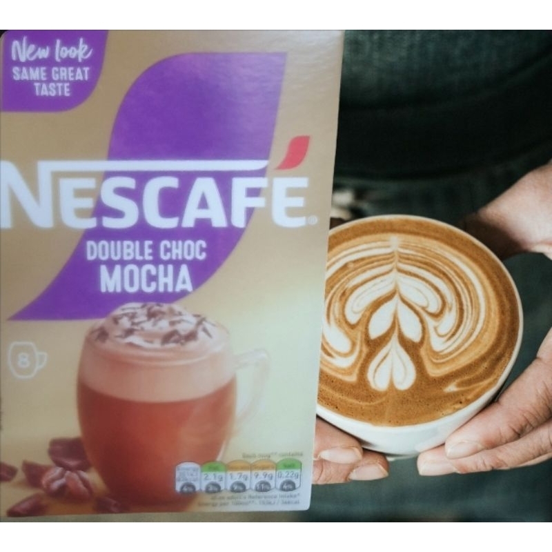 (Bundle Of 16,8) Nescafe Mocha Coffee Sachets 18g Nescafe Cafe Mocha ...