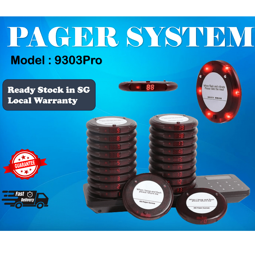 Wireless Paging System l Round Pagers Queue System l Wireless Pagers ...